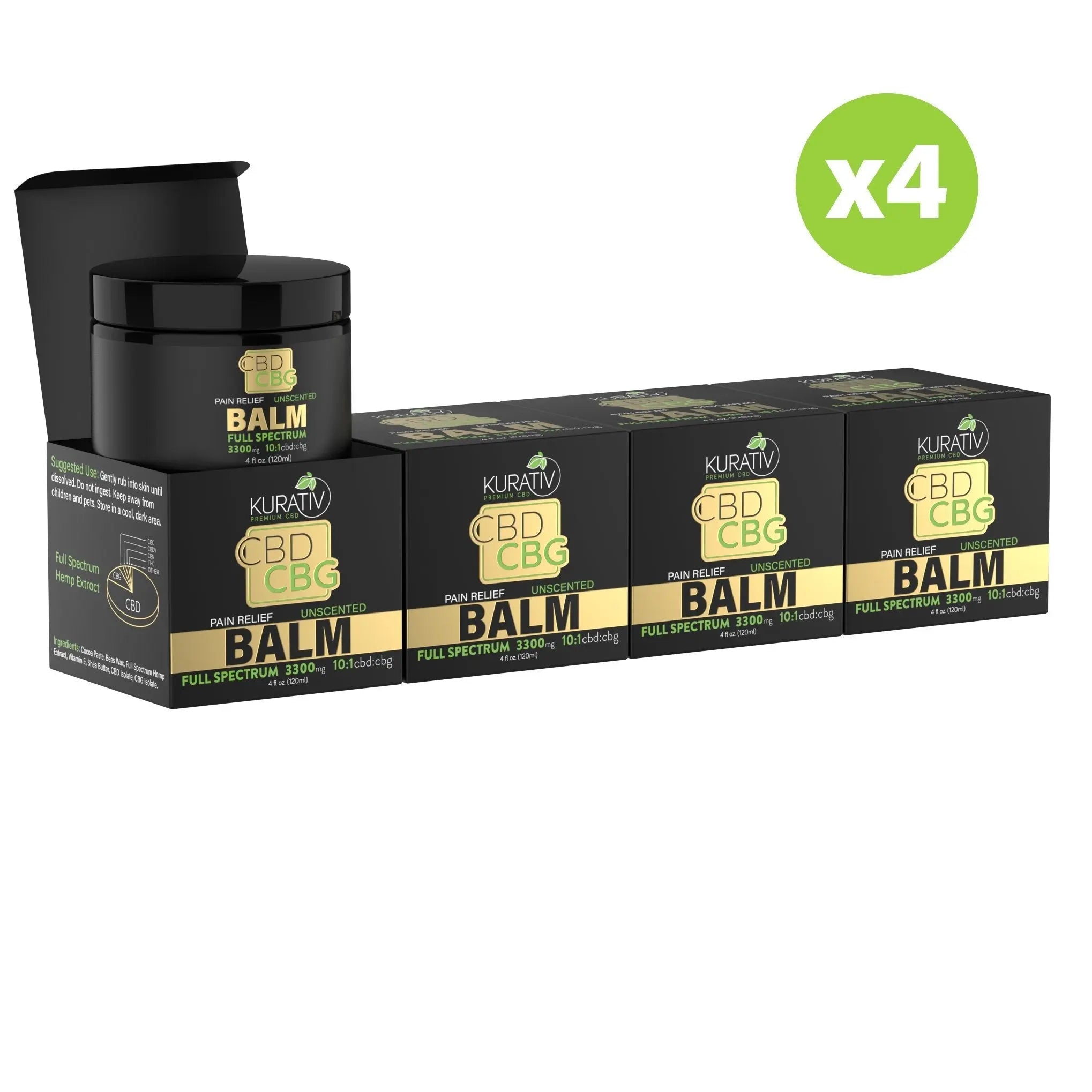 Full Spectrum CBG Balm 3300mg $79.99 - Kurativ Premium CBD – Kurativ™ Holdings