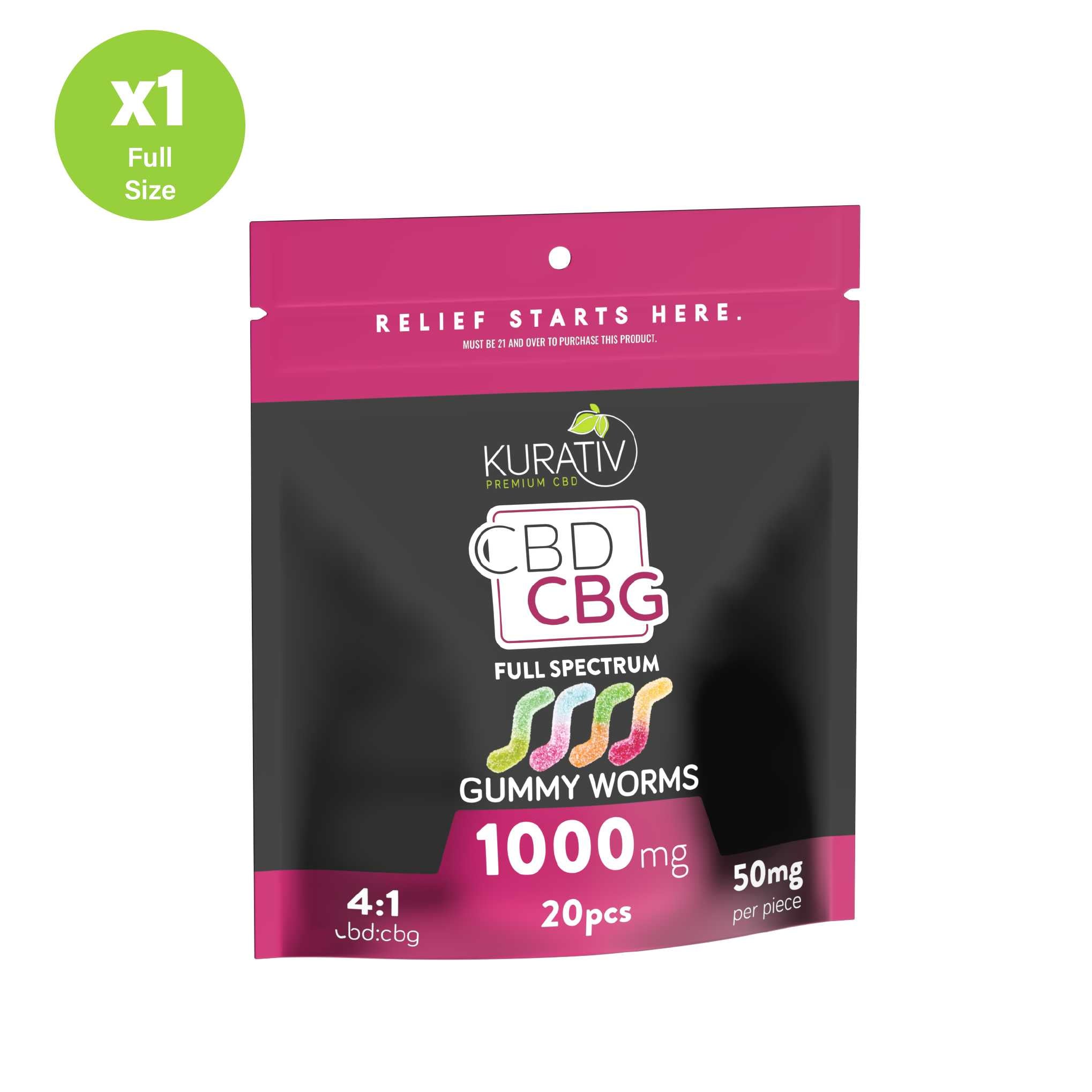 Full Spectrum CBG Gummy Bears 1000mg $64.99 - Kurativ Premium CBD ...